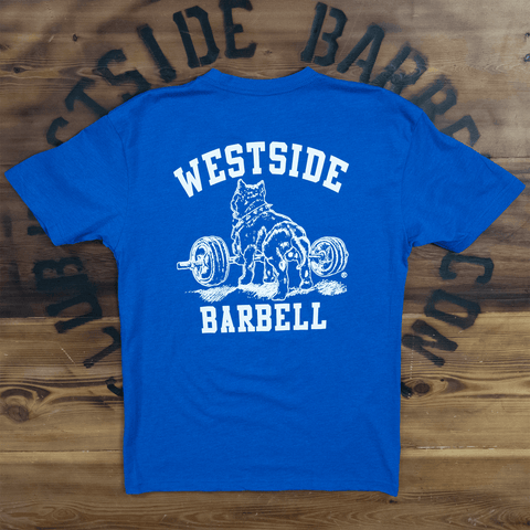 WSBB Mens Original Gym T-shirt - Blue | Westside Barbell