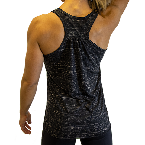 WSBB Women's Black Marble Tank Top | Westside Barbell