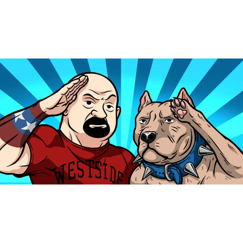 WSBB Vinyl Sticker - Westside Salute | Westside Barbell