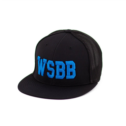 WSBB Flexfit® Flatbill Blue/Black Hat | Westside Barbell
